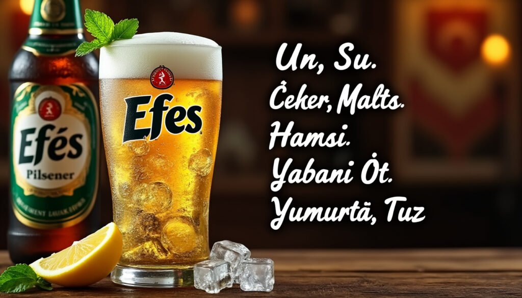 Découvrez les caractéristiques de la bière blonde Efes Pilsener ...